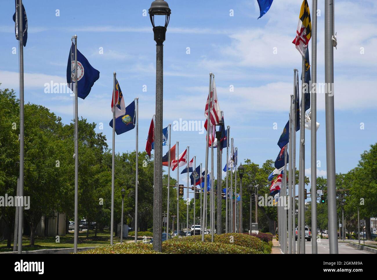 The Boulevard of Flags was established on Oct. 4, 1988 by the John C ...