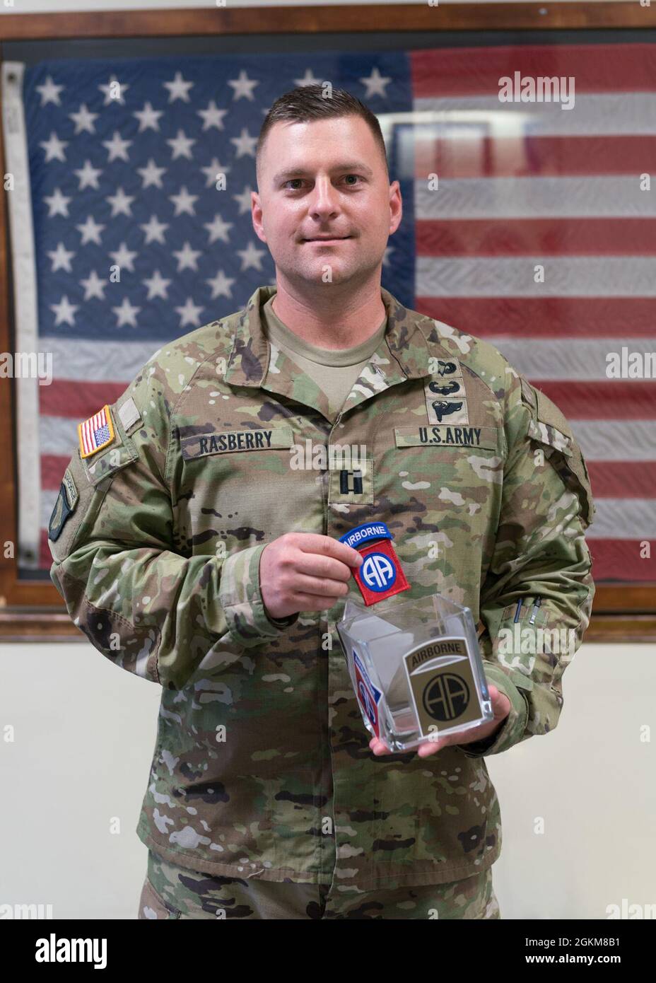 Capt. Brent Rasberry from 82nd Special Troops Battalion, 82nd ...