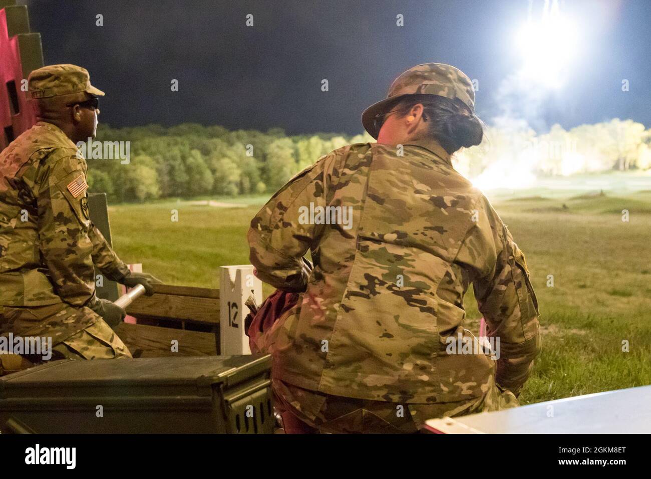Command Sgt. Maj. Vivian Grob (right), a U.S. Army Reserve Command ...