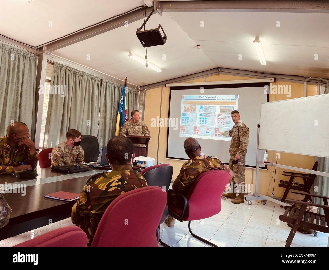 The 6th Battalion, 5th Security Force Assistance Brigade Commander, Lt ...