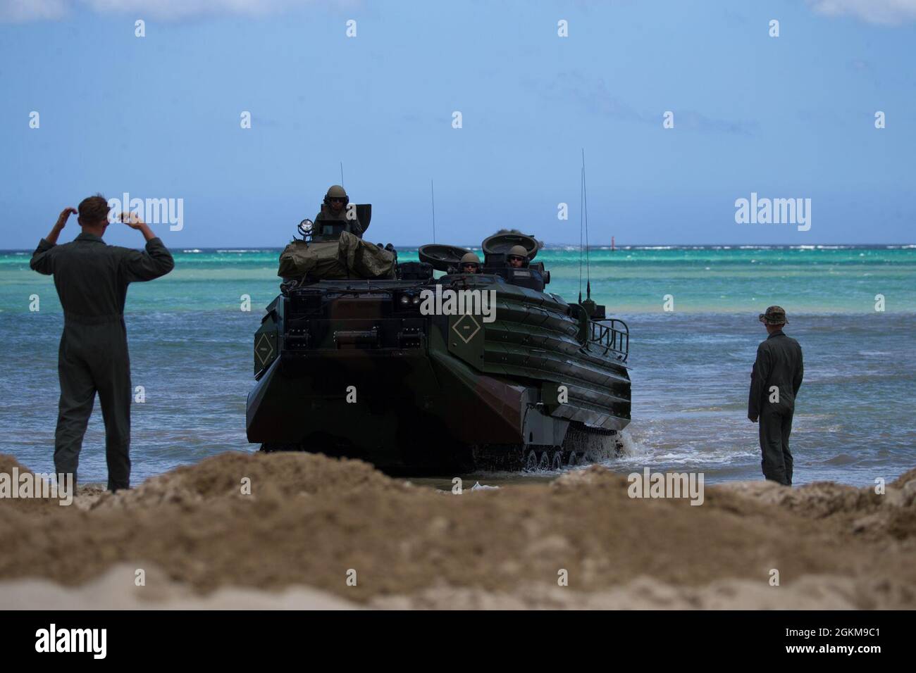 U.S. Marines with Company B, 3d Assault Amphibian Battalion currently ...