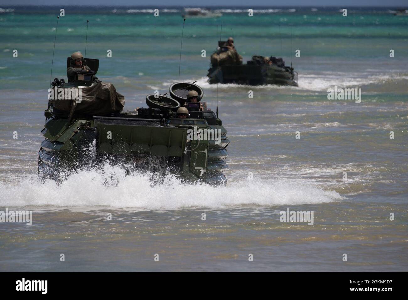 U.S. Marines with Company B, 3d Assault Amphibian Battalion currently ...