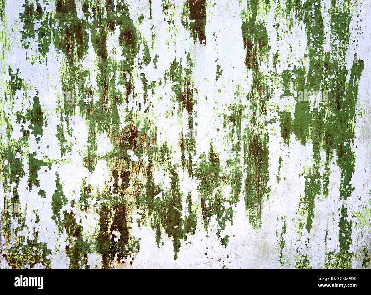 Rusty colored metal texture with cracked paint, grunge background Stock ...