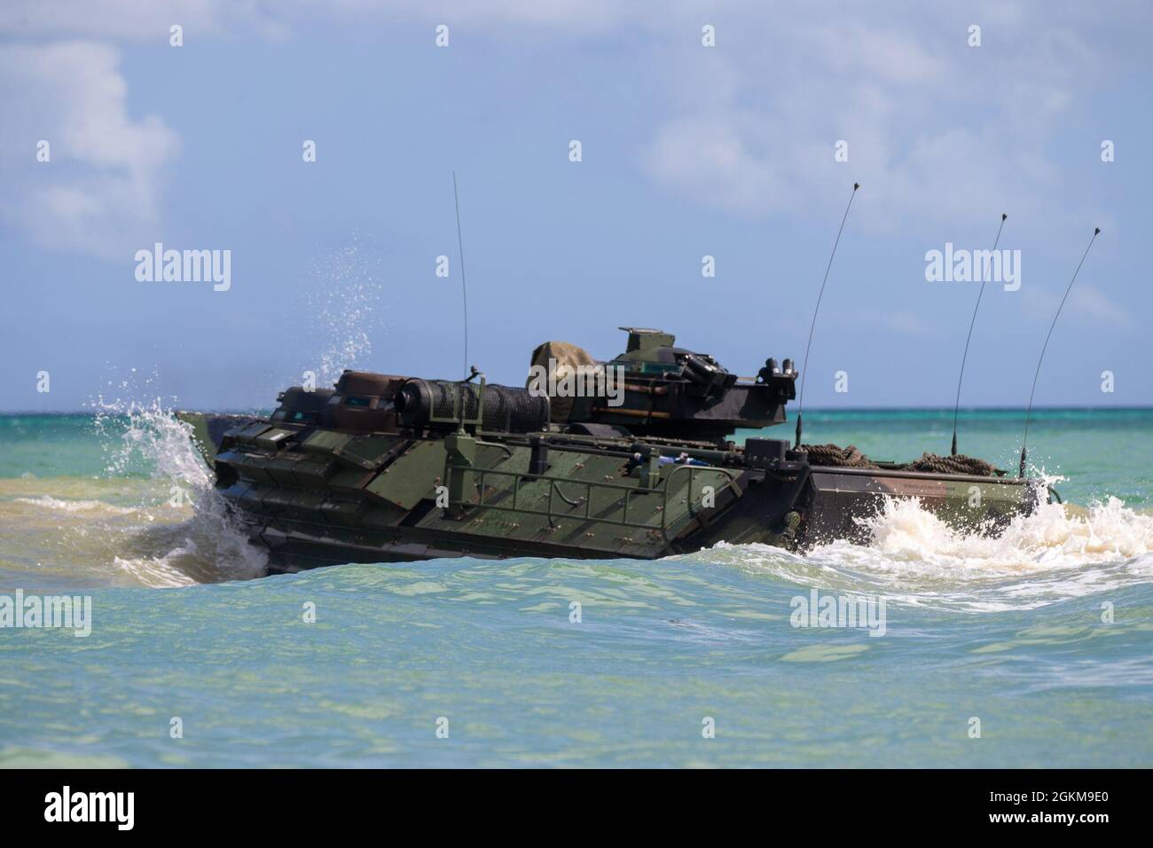 U.S. Marines with Company B, 3d Assault Amphibian Battalion currently ...