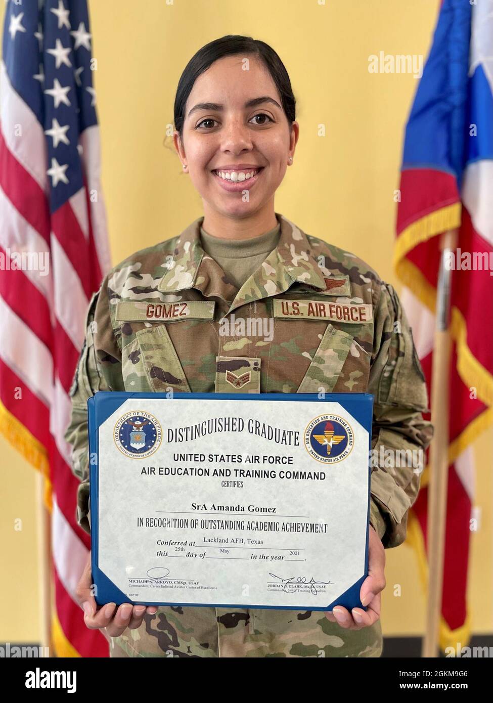 U.S. Air Force Senior Airman Amanda Gomez, from the 156th Operations ...