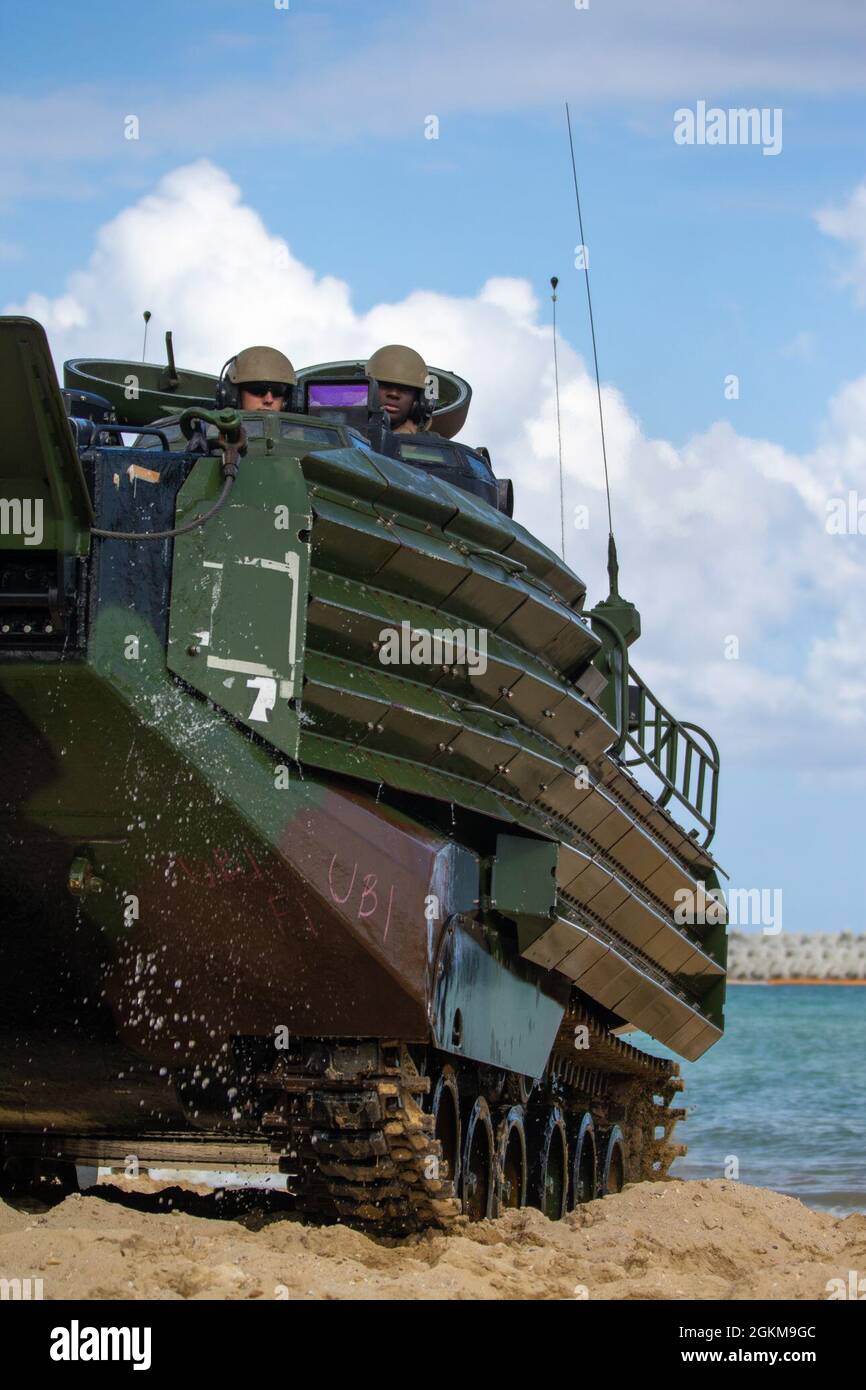 U.S. Marines with Company B, 3d Assault Amphibian Battalion currently ...