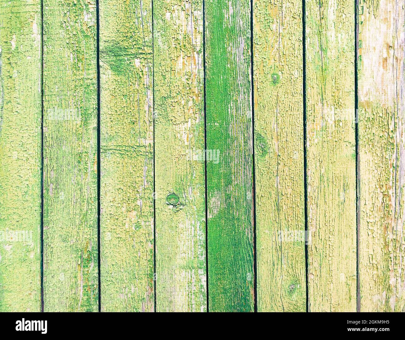 Green wooden old plank texture as background. Closeup Stock Photo - Alamy