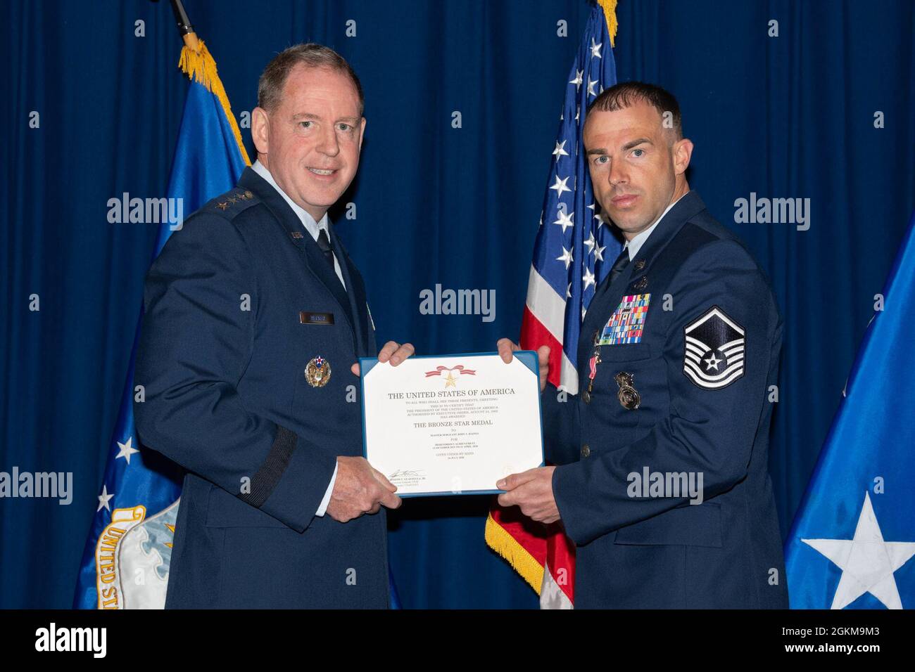 Maxwell AFB, Ala. - Lieut. Gen. James B. Hecker (left), Commander and ...