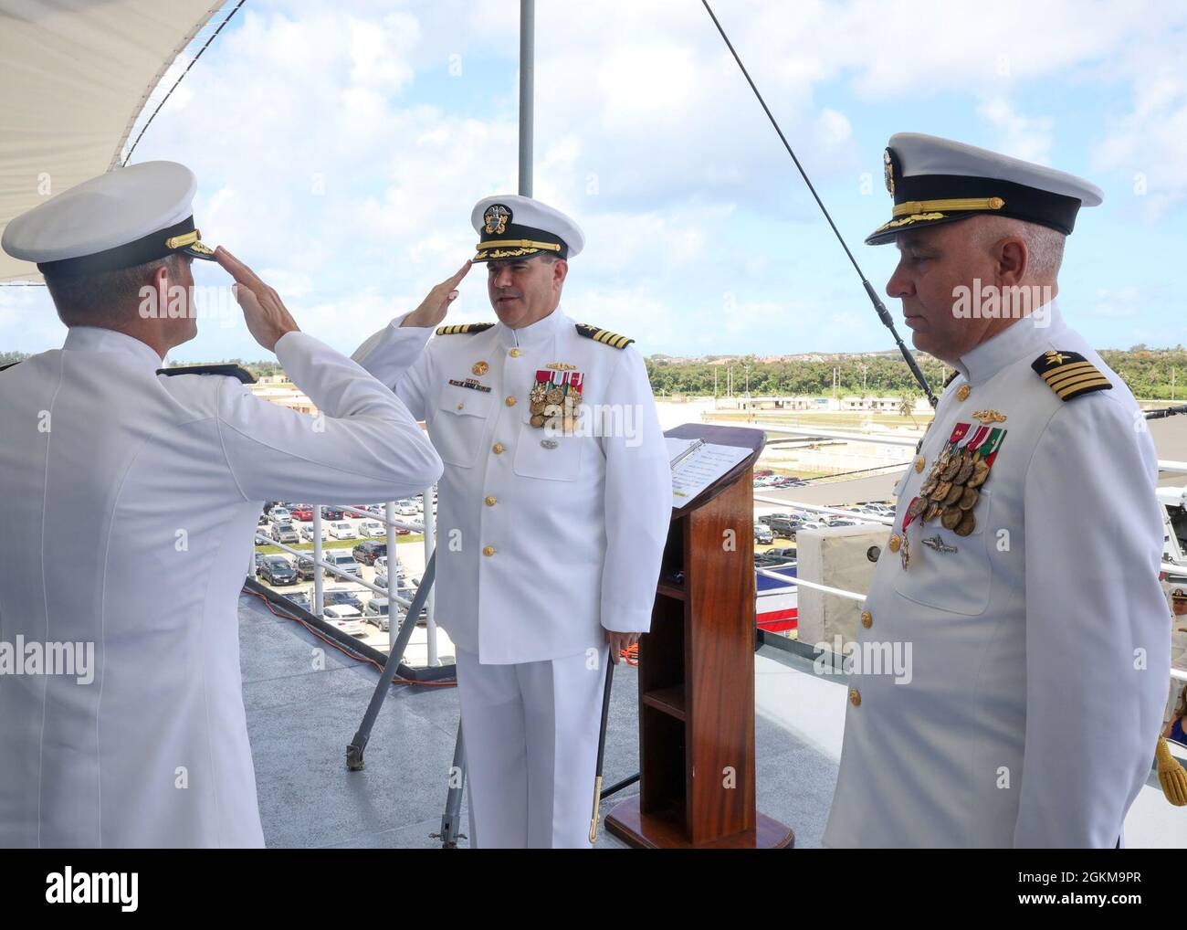 APRA HARBOR, Guam (May 25, 2021) Capt. Andrew Ring, from Wilmore ...