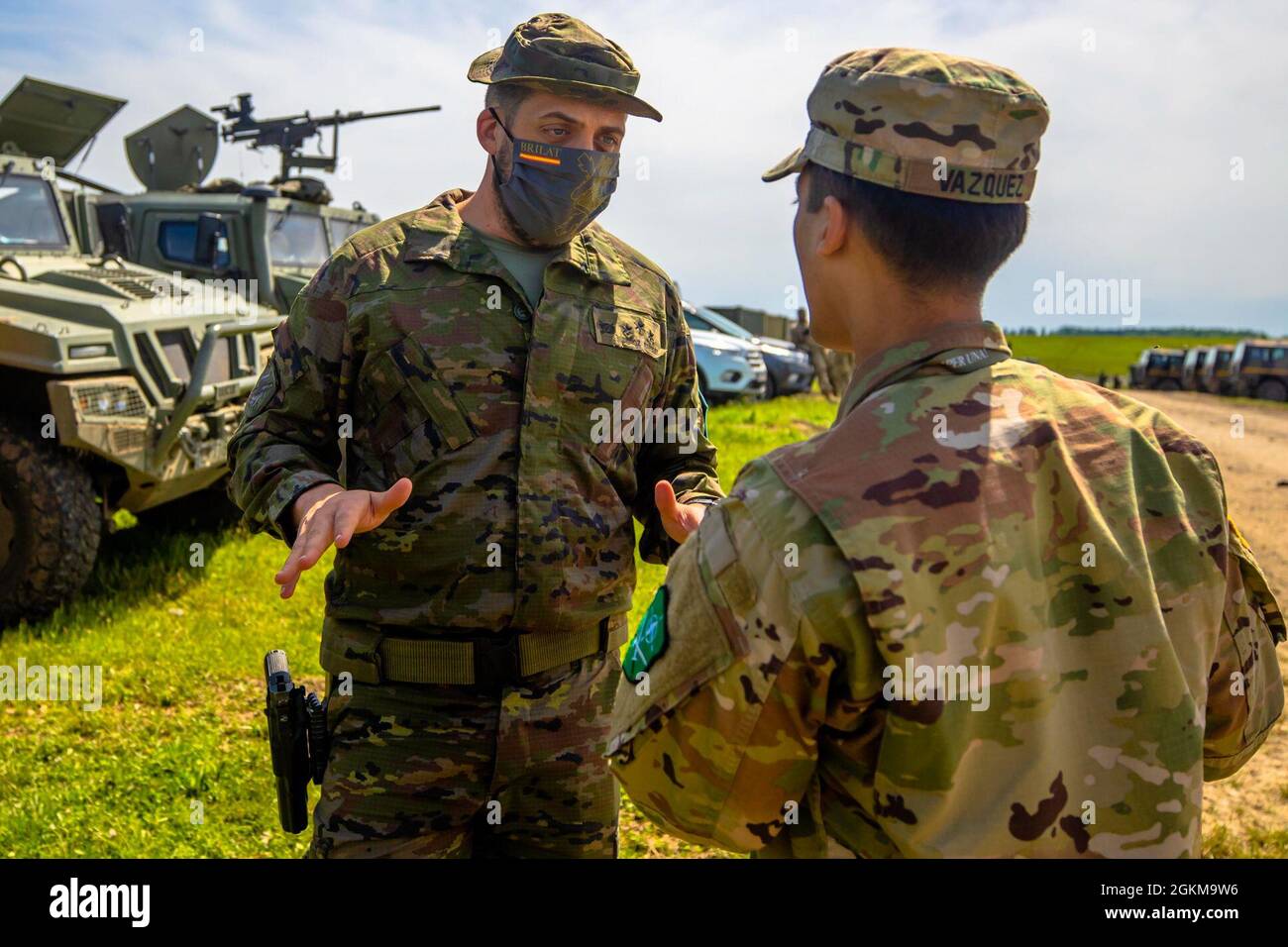 CINCU, Romania — Capt. Saif Vazquez, an operations section head with ...