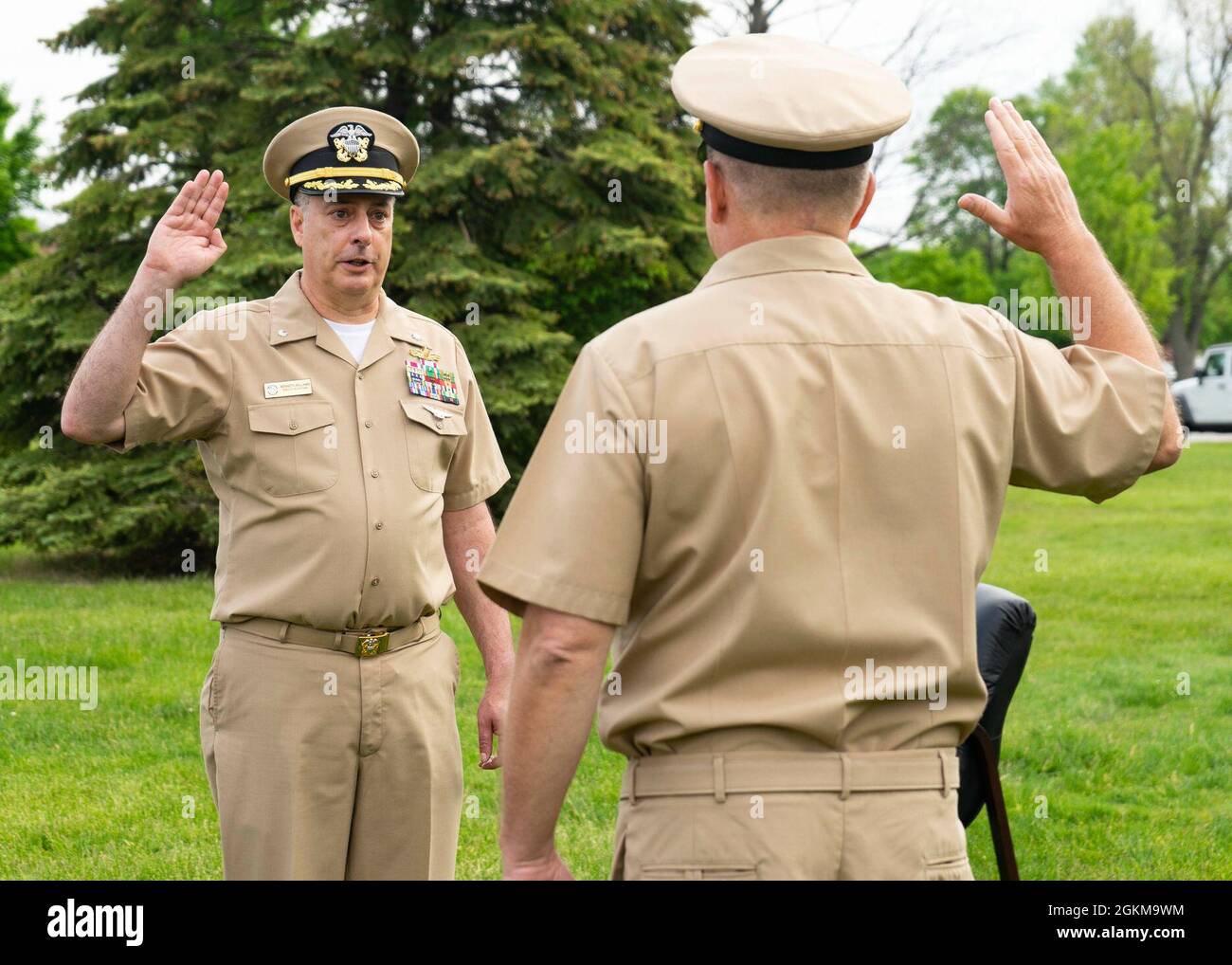 GREAT LAKES, Il. (May 25, 2021) Capt. Ken Williams, executive officer ...