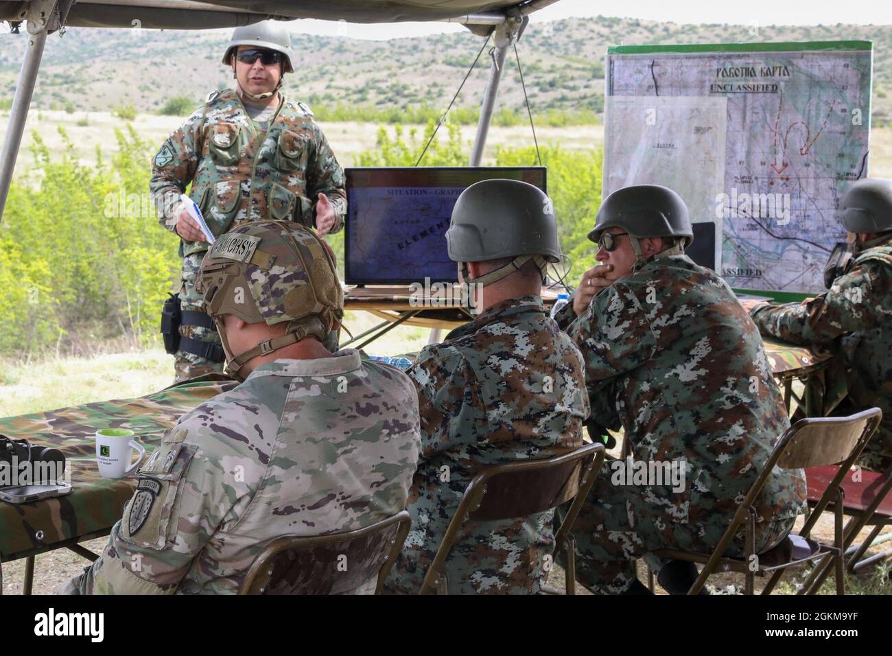 U.S. Army and the Army of the Republic of North Macedonia Soldiers ...