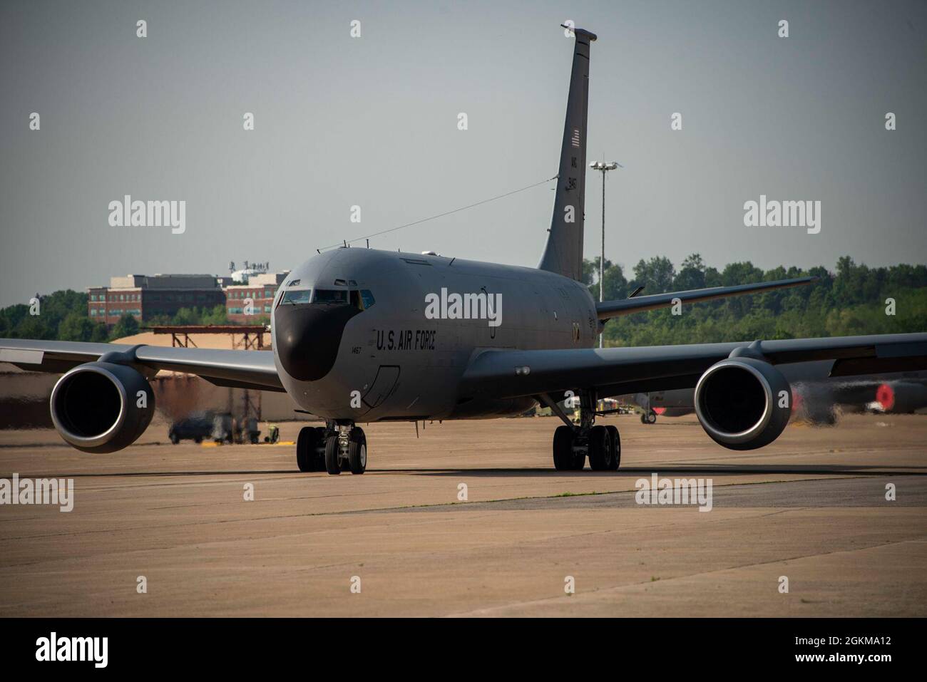 A Pennsylvania Air National Guard KC-135 “Stratotanker” aircraft ...