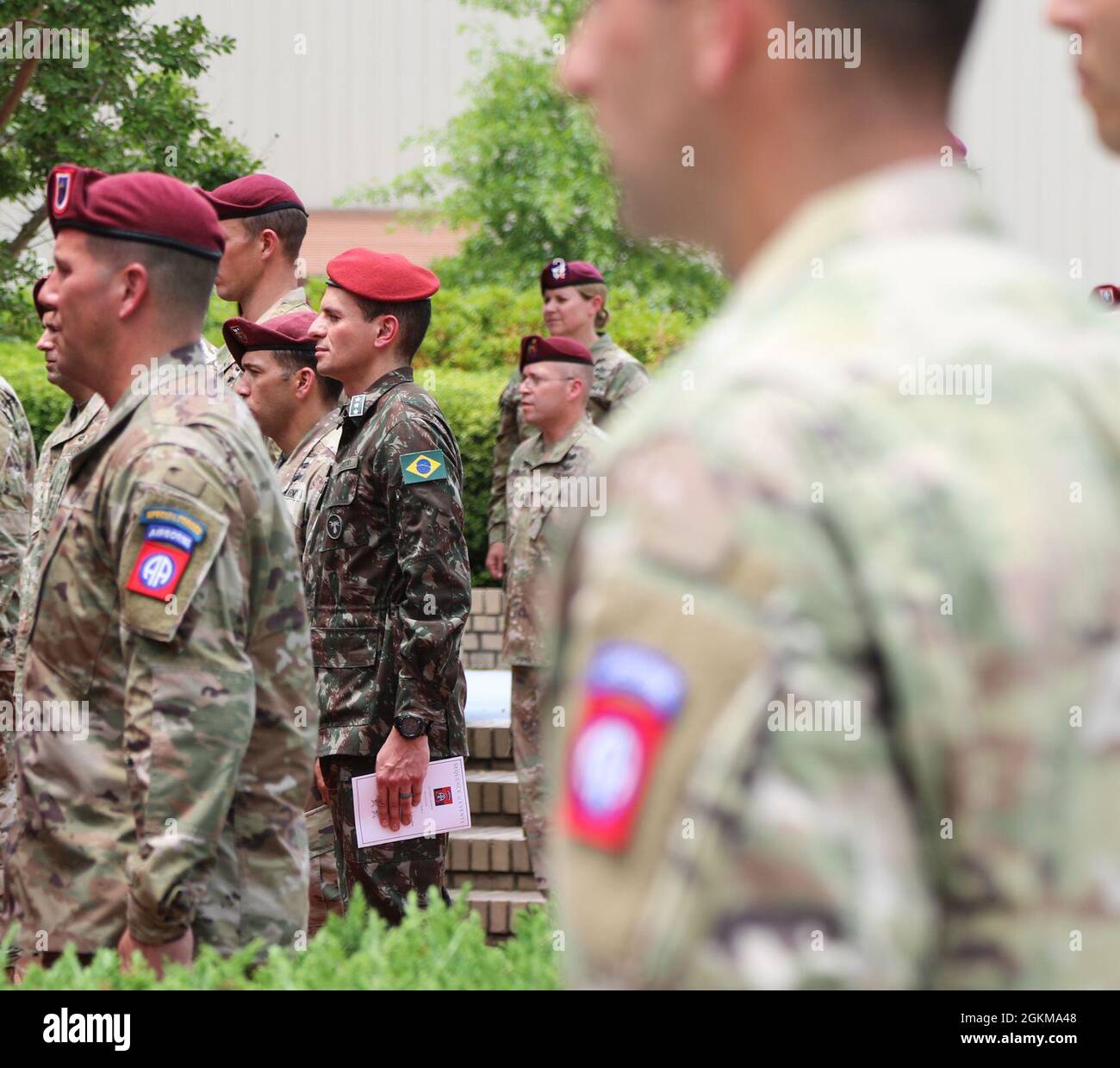 U.S. Army Paratroopers assigned to 82nd Airborne Division as well as ...