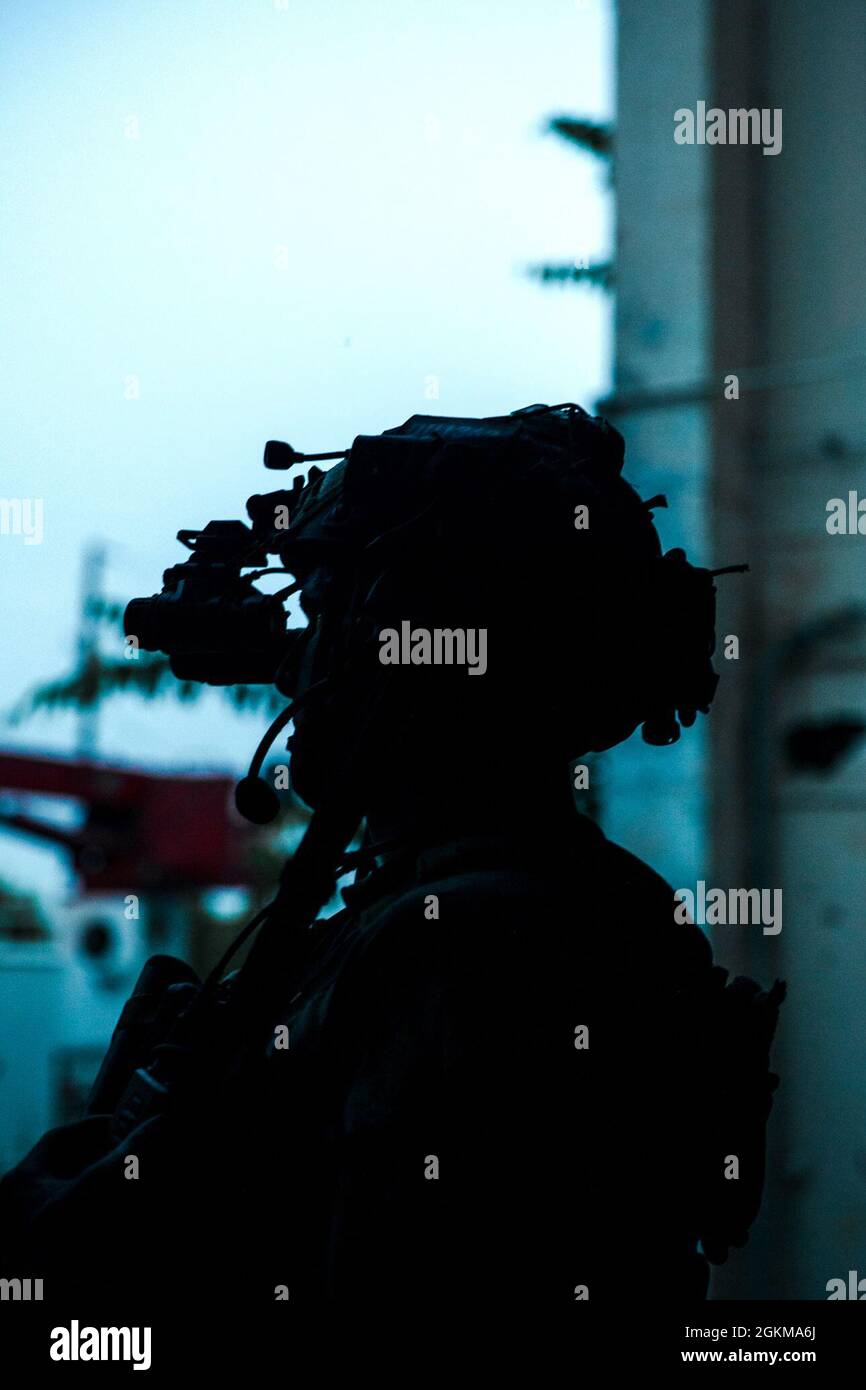 A U.S. Marine with Marine Corps Forces Special Operations Command ...