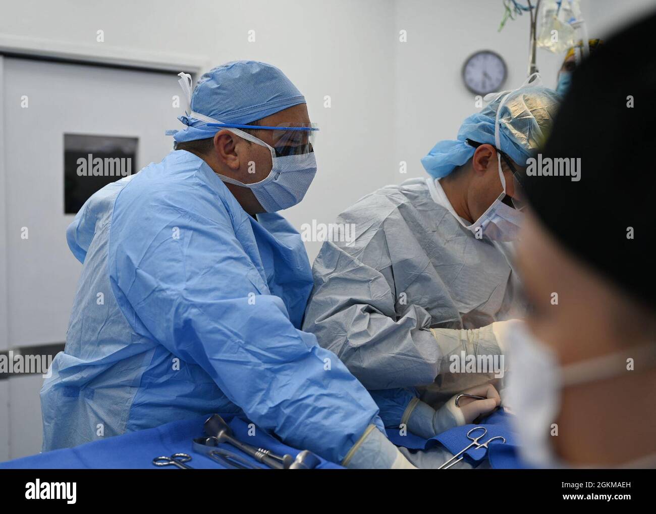 U.S. Army Lt. Col. Jesse Moskowitz, a general surgeon with the Forward ...