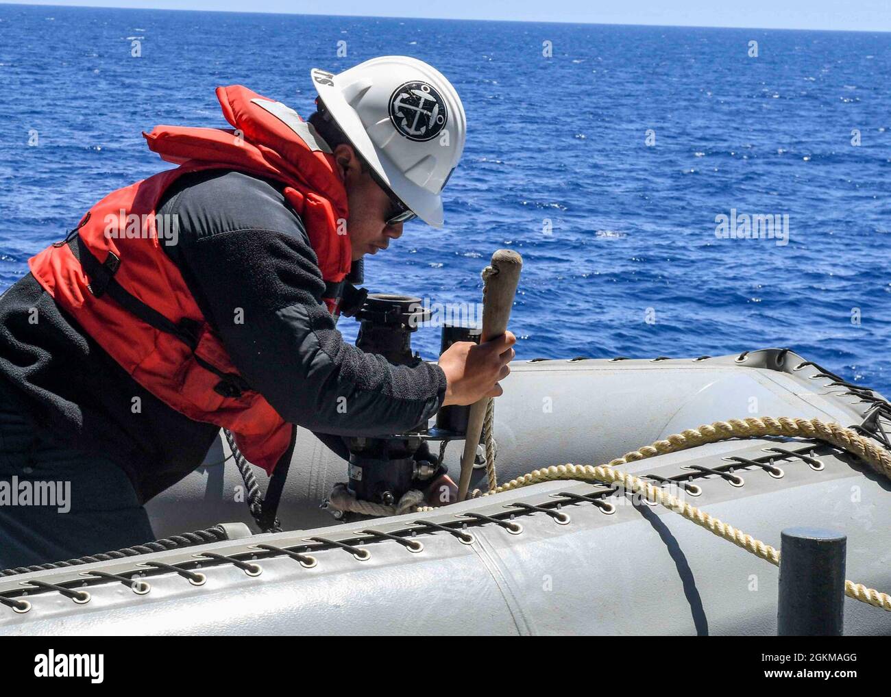 MEDITERRANEAN SEA (May 25, 2021) Boatswain’s Mate 2nd Class Daniel ...