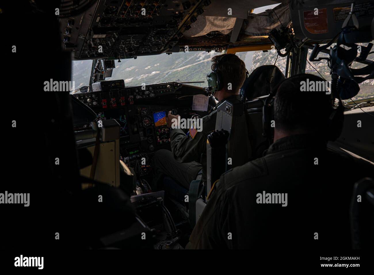 U.S. Air Force Col. John Cosgrove, right, 108th Wing Commander, and Lt ...