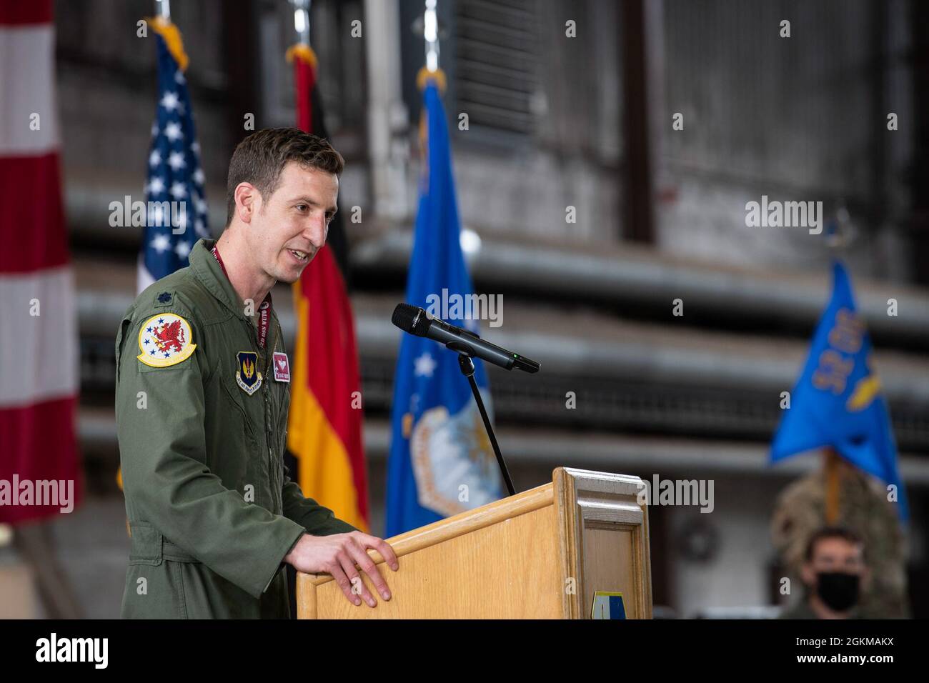 U.S. Air Force Lt. Col. John Powers, the new 52nd Operations Support ...
