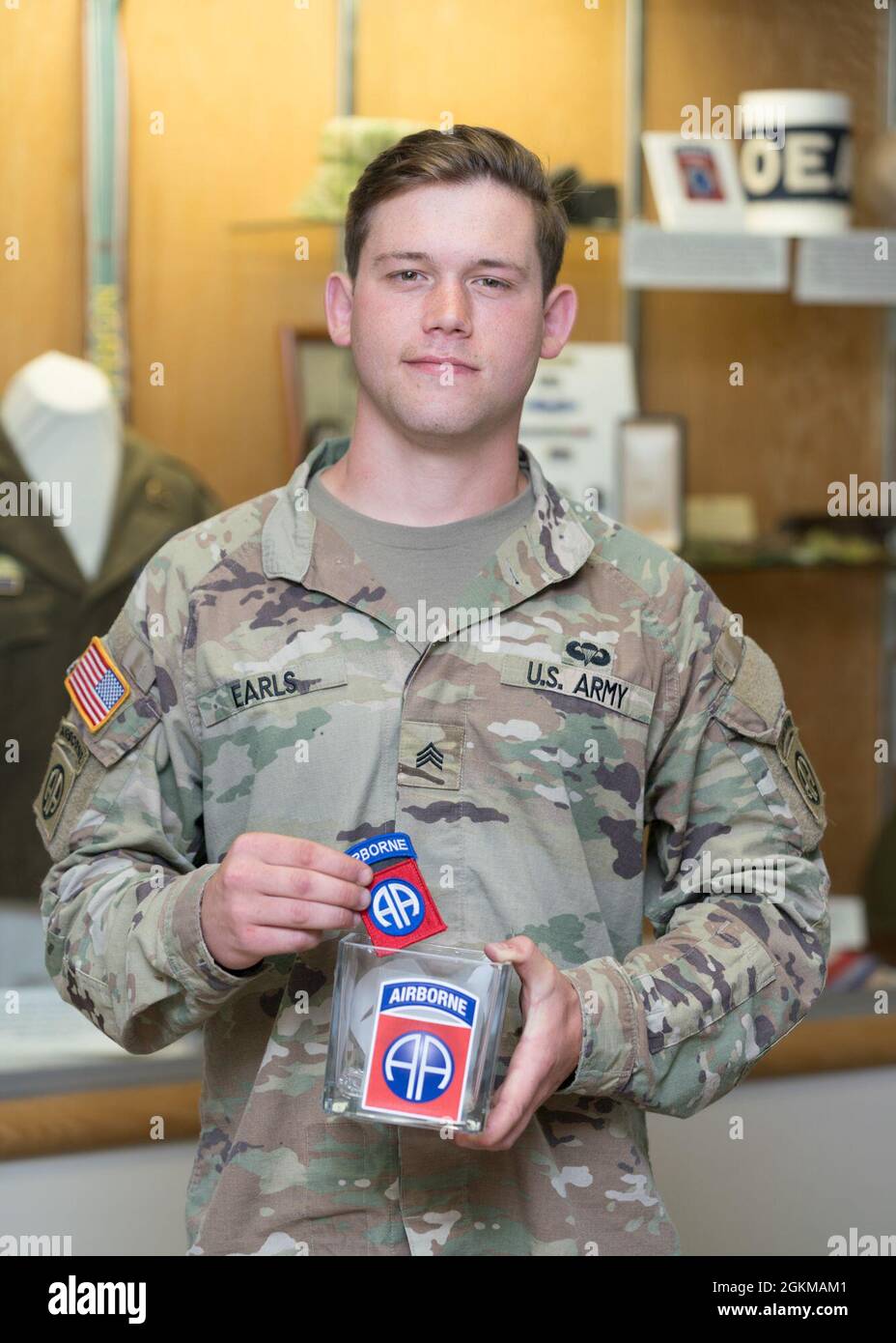 Sgt. Louis Earls from 1-508th Parachute Infantry Regiment, 3rd Brigade ...