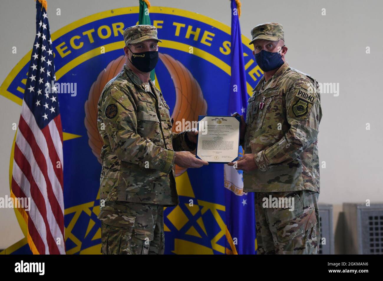 U.S. Air Force Lt. Col. Brian Roberston, 606th Air Control Squadron CS ...