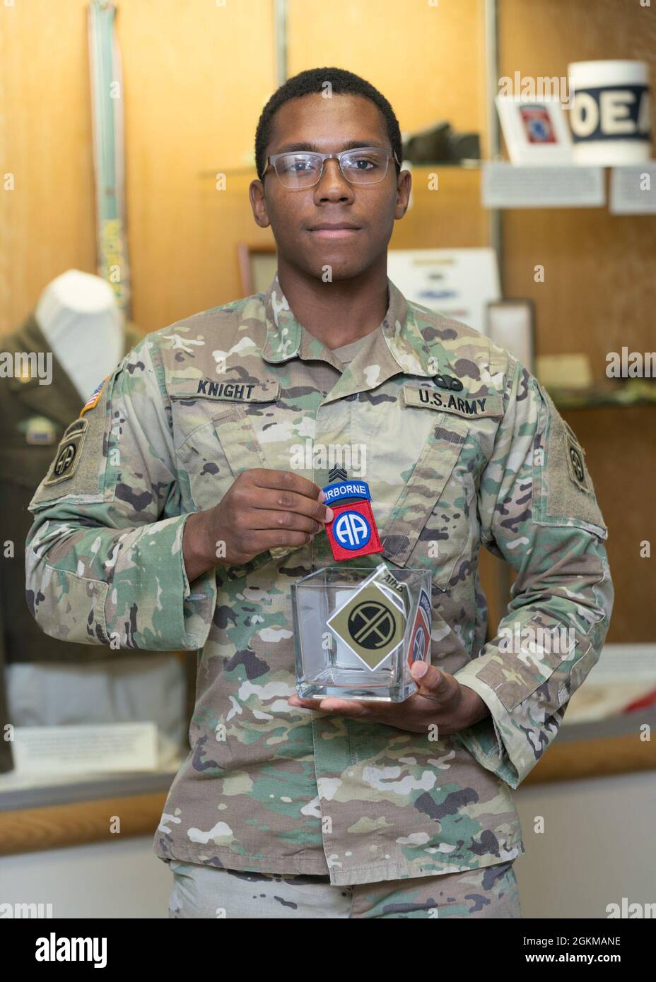 Sgt. Christopher Knight from 1-508th Parachute Infantry Regiment, 3rd ...