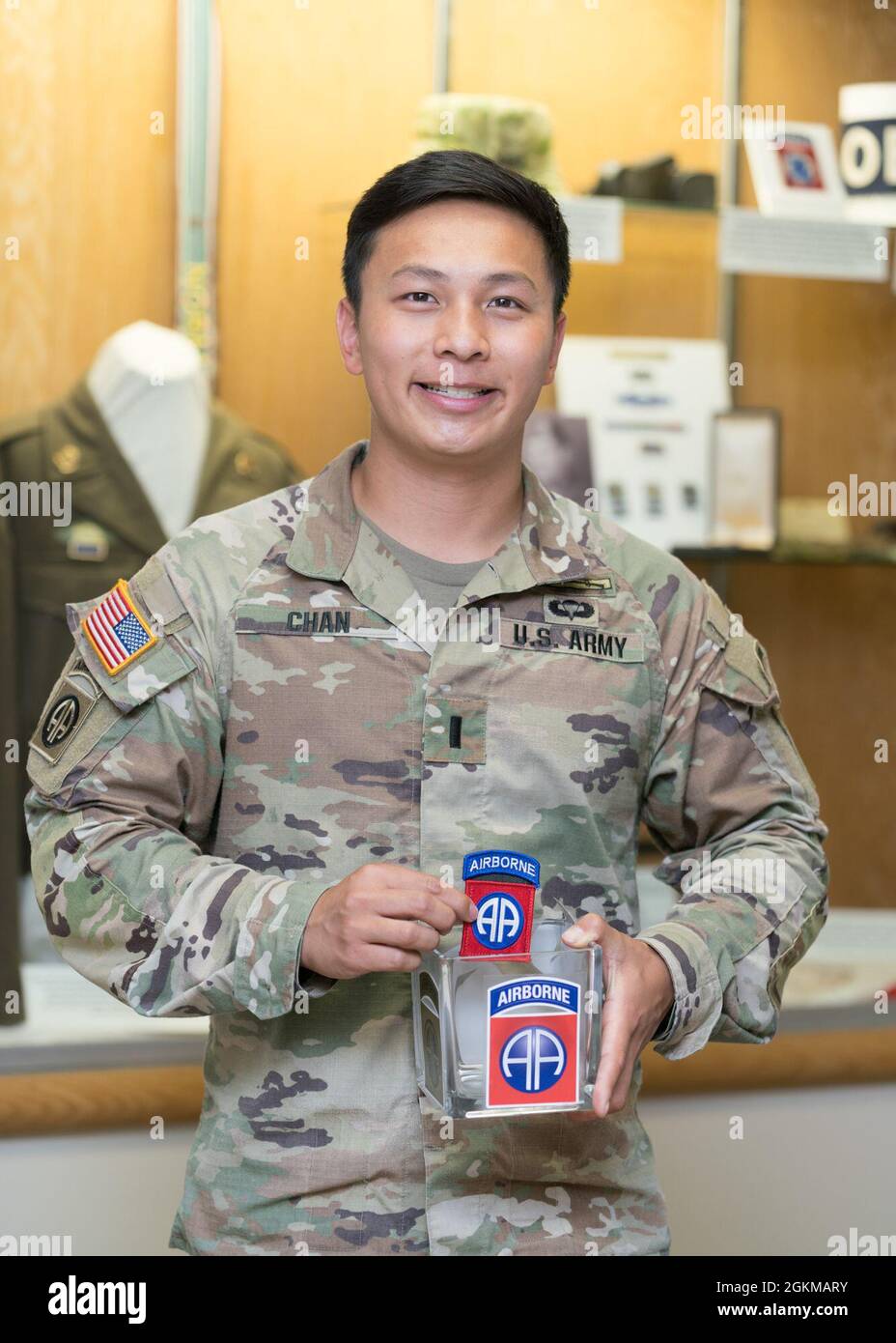 1st. Lt. Justin Chan from 1-508th Parachute Infantry Regiment, 3rd ...