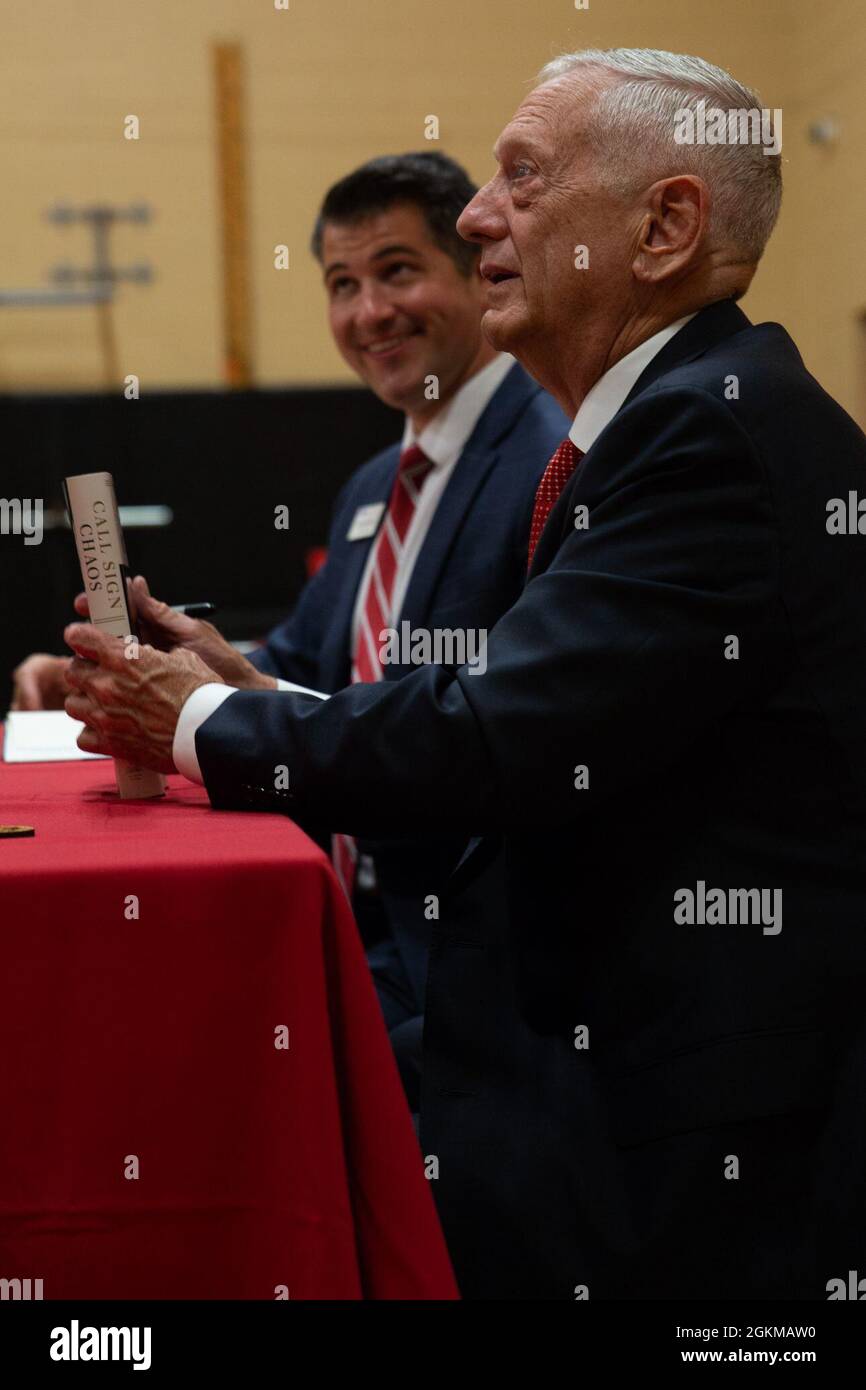 Retired U.S. Marine Corps General and former Secretary of Defense James ...