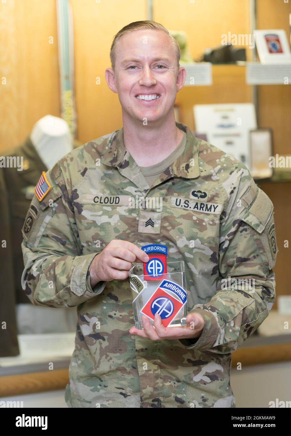 Sgt. Paul Cloud from 1-508th Parachute Infantry Regiment, 3rd Brigade ...