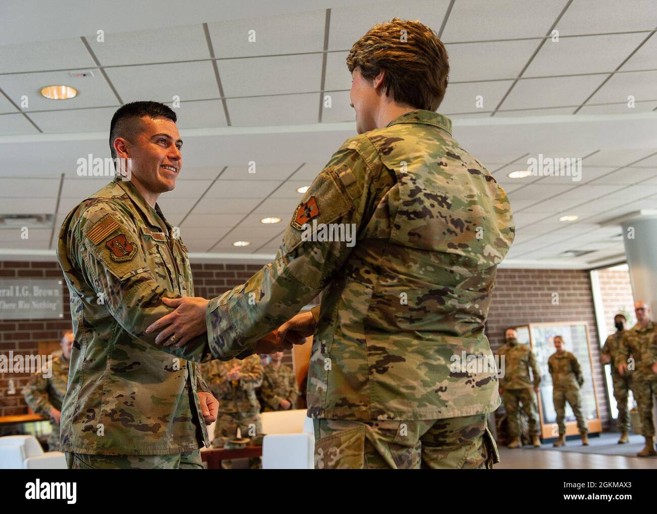 U.S. Air Force Chief Master Sgt. Tracie Timmerman, the Thomas N. Barnes ...