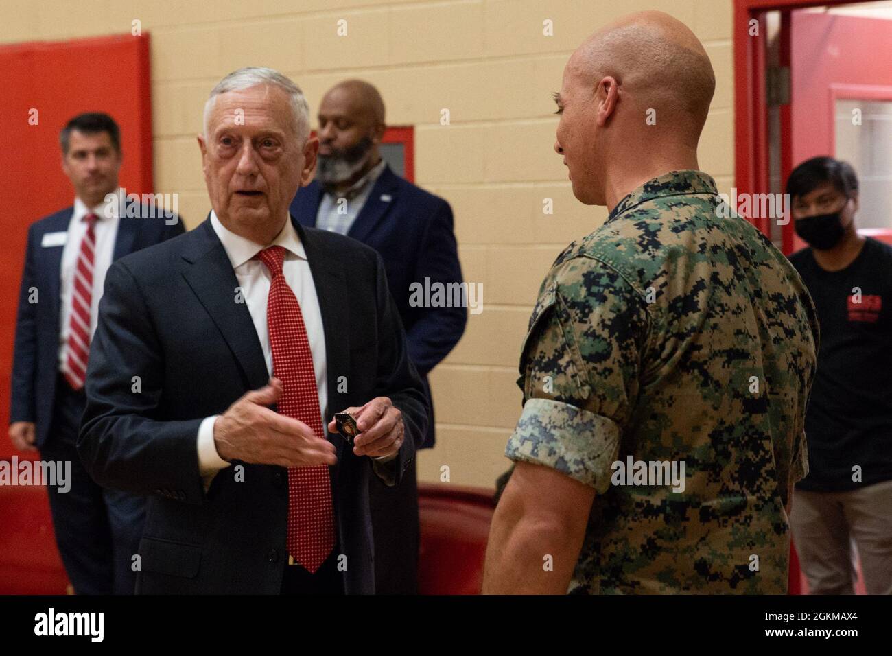 Colonel Mark R. Reid, Commanding Officer of Headquarters and Service ...