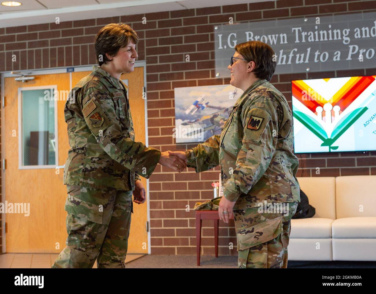 U.S. Air Force Chief Master Sgt. Tracie Timmerman, the Thomas N. Barnes ...