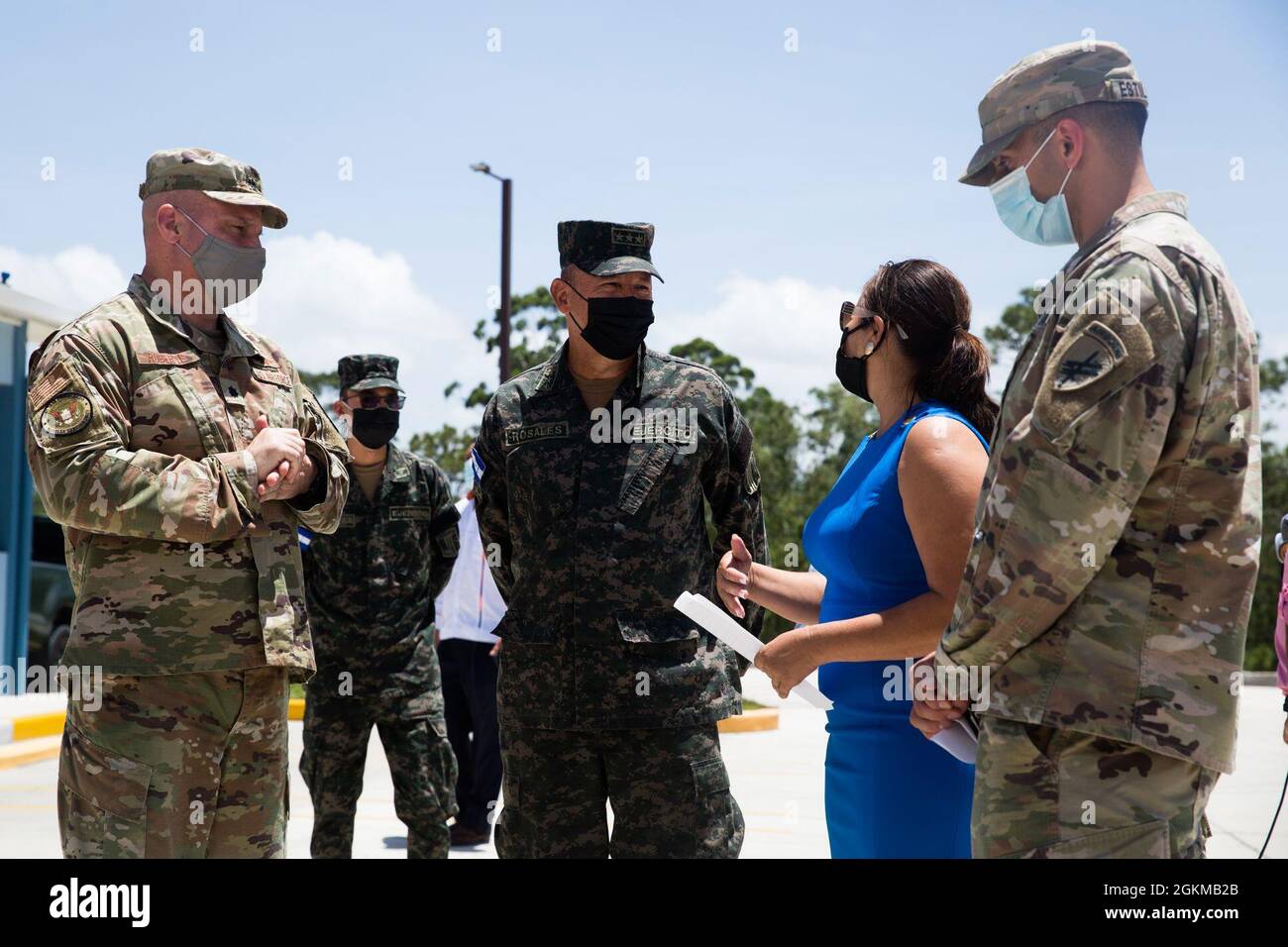 U.S. Air Force Lt. Col. Gregory Roberts, left, the deputy commander of ...