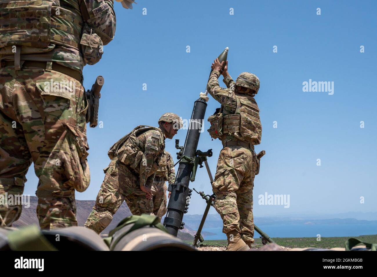 U.S. Army soldiers assigned to Task Force Iron Gray execute a joint ...