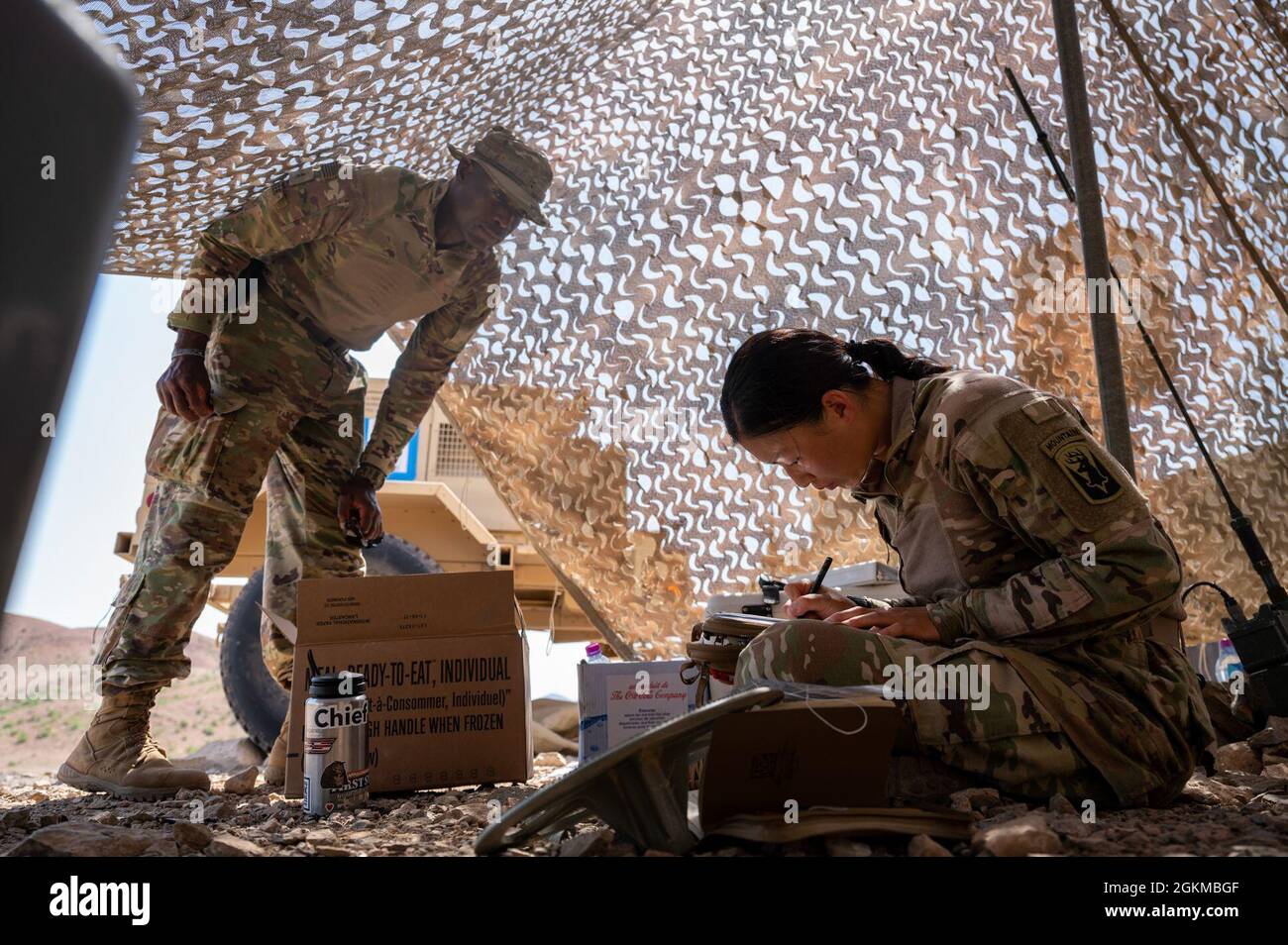 U.S. Army soldiers assigned to Task Force Iron Gray, Chief Warrant ...