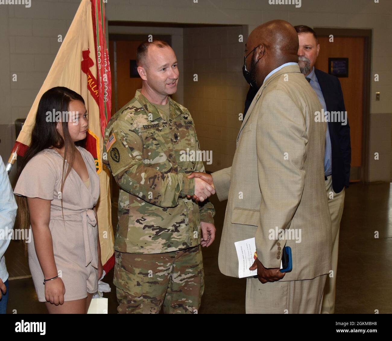 Mayor Van Johnson of Savannah welcomes Command Sgt. Maj. Ryan C ...