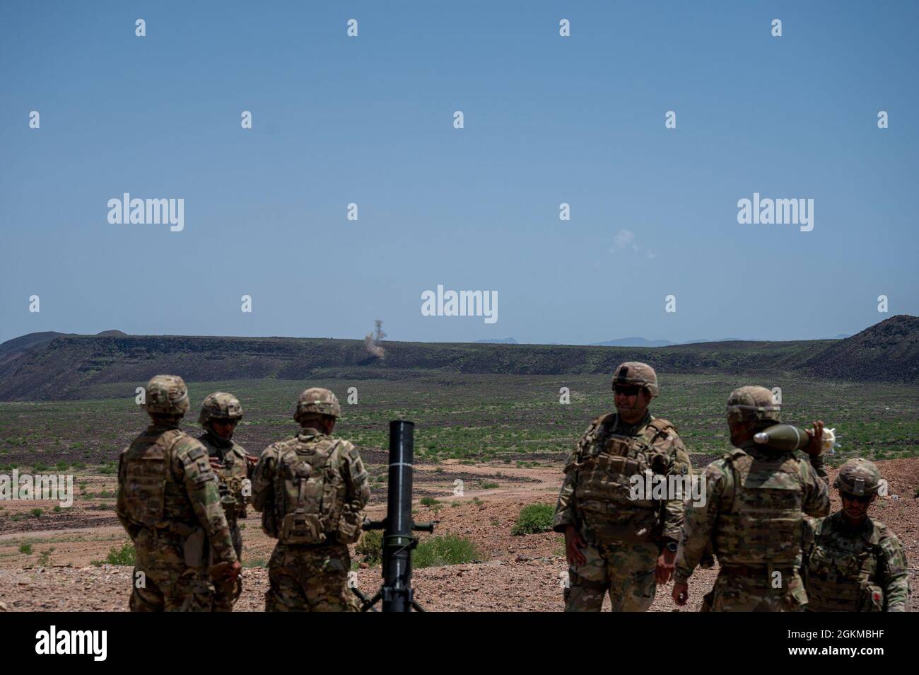 U.S. Army soldiers assigned to Task Force Iron Gray execute a joint ...