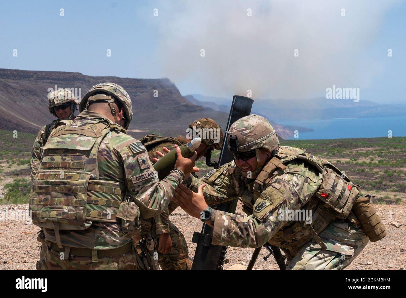 U.S. Army soldiers assigned to Task Force Iron Gray execute a joint ...