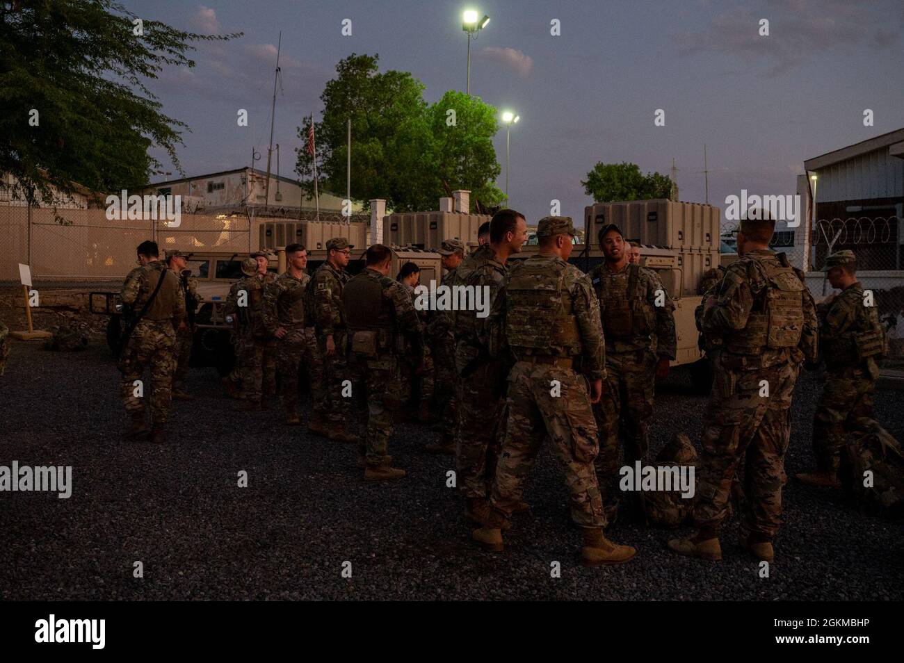 U.S. Army soldiers assigned to Task Force Iron Gray execute a joint ...