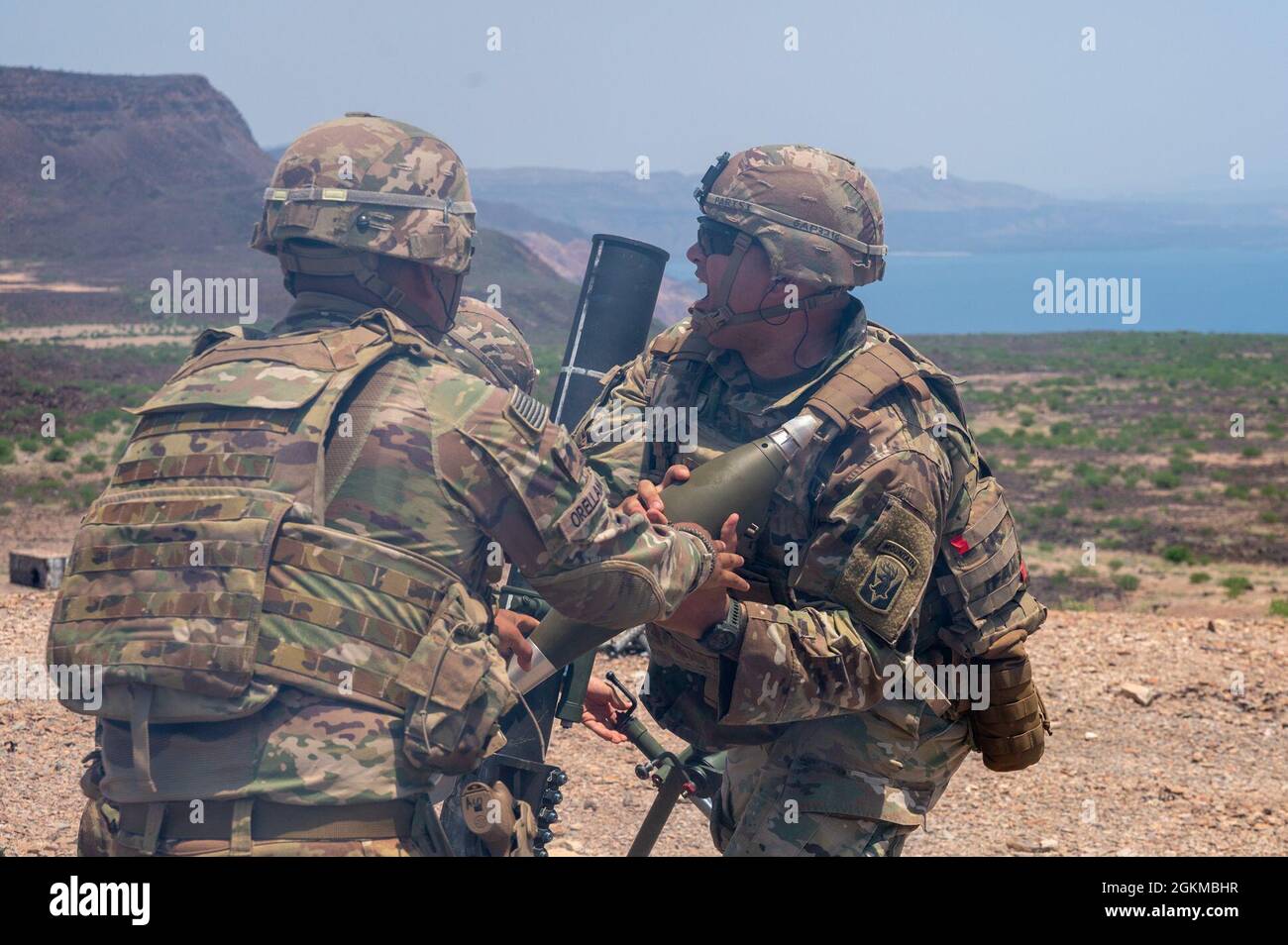 U.S. Army soldiers assigned to Task Force Iron Gray execute a joint ...
