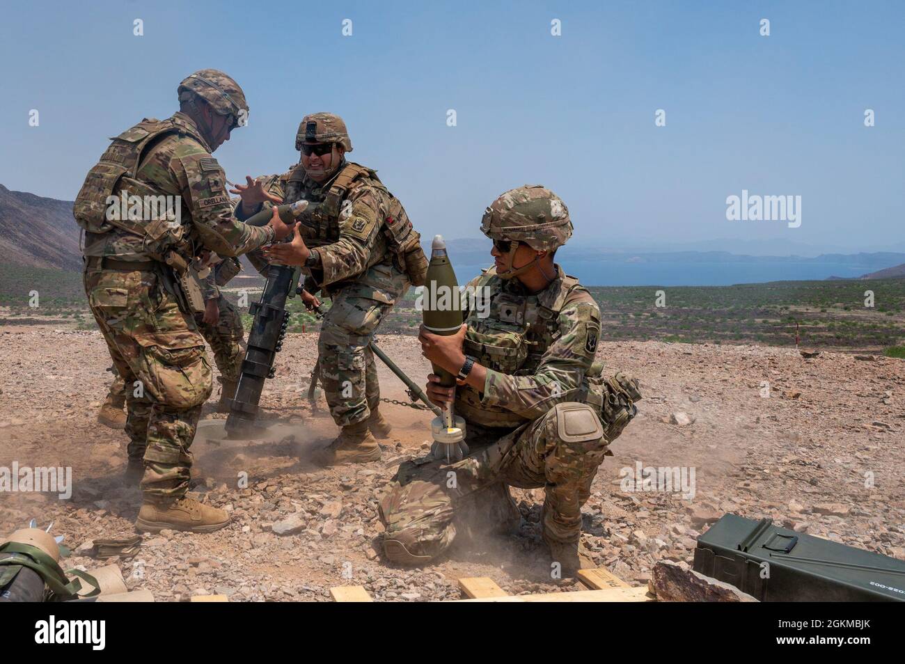 U.S. Army soldiers assigned to Task Force Iron Gray execute a joint ...