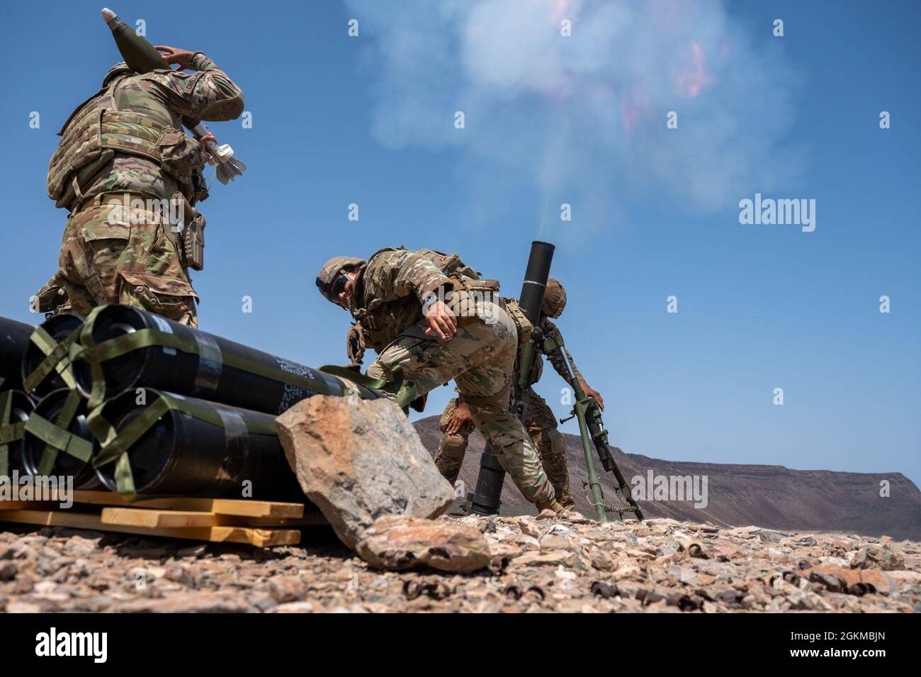 U.S. Army soldiers assigned to Task Force Iron Gray execute a joint ...
