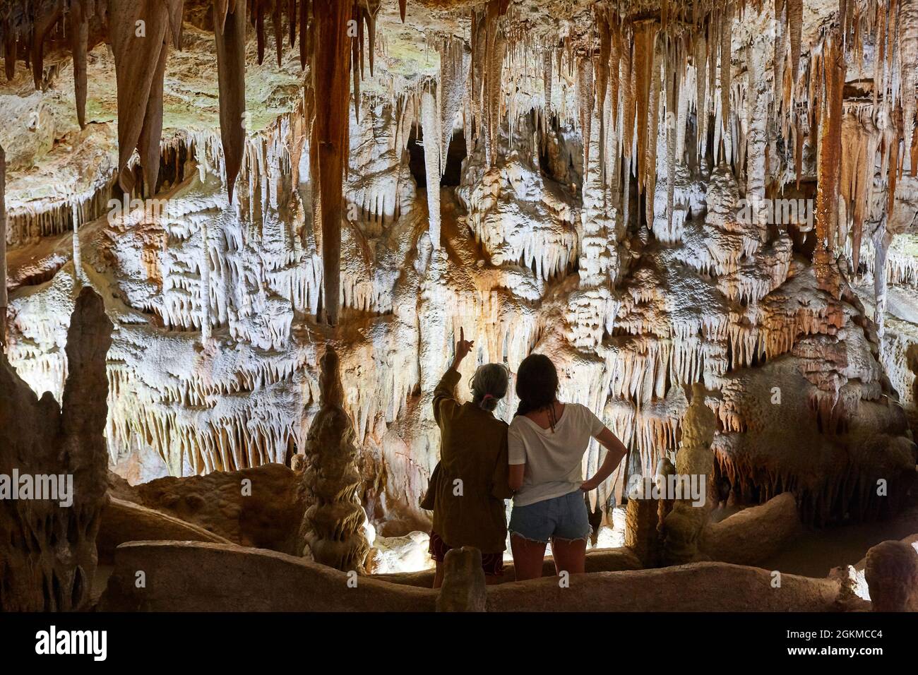 Campanet caves in Mallorca. Geological and mineral. Balearic islands ...