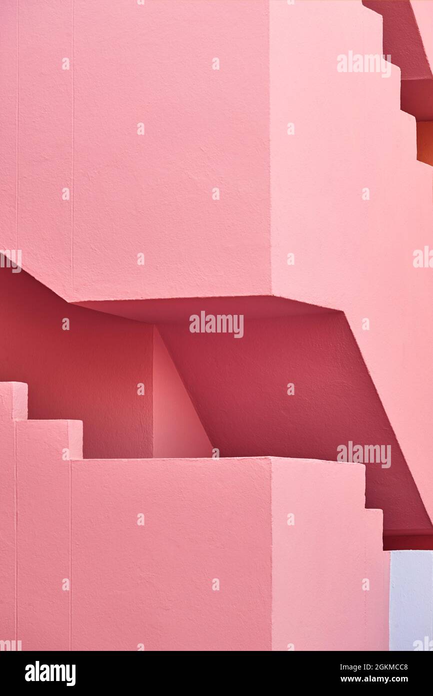 Alicante spain pink building hi-res stock photography and images - Alamy