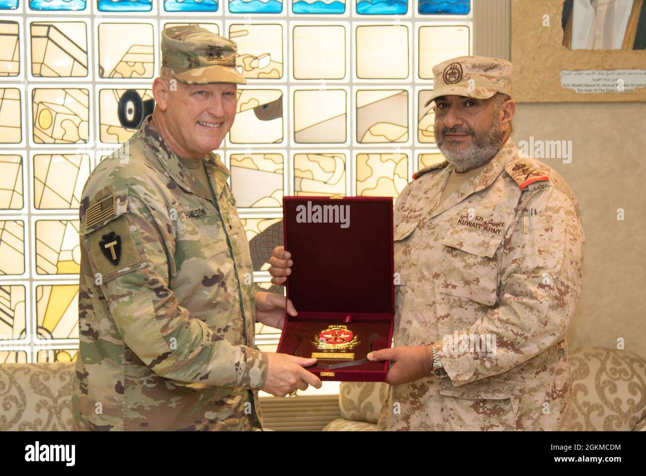 Maj. Gen. Patrick Hamilton, Task Force Spartan commanding general ...