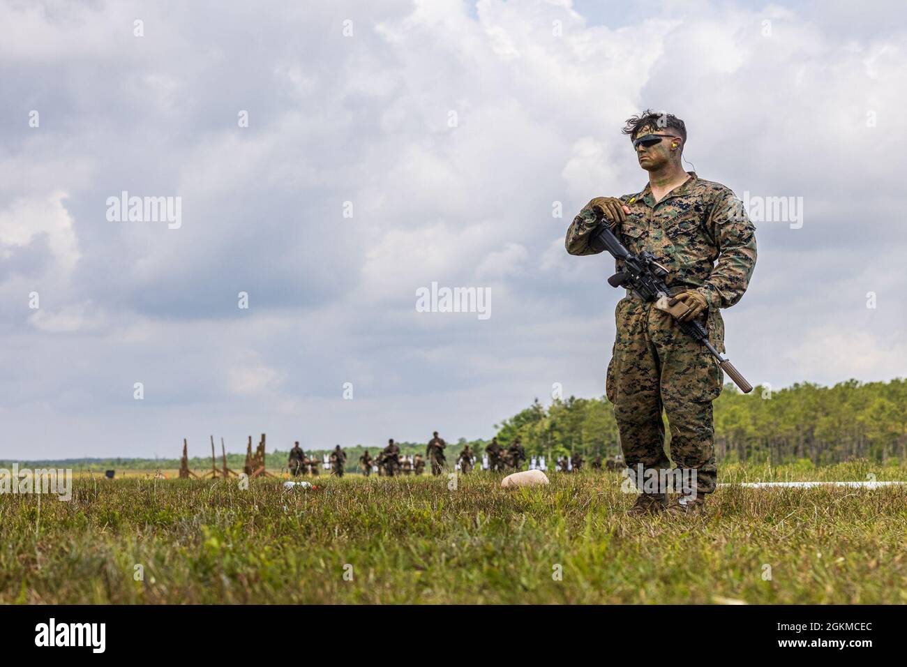 U.S. Marine Corps Lance Cpl. Nathan Lynch, a rifleman with 1st ...