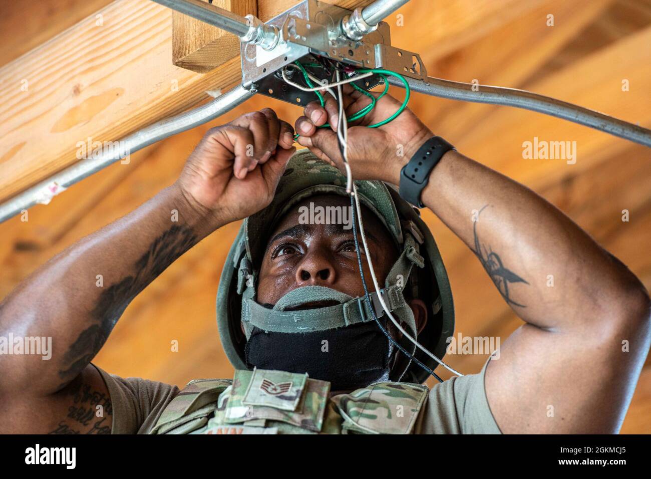 U.S. Air Force Staff Sgt. Rashad Spann, 97th Civil Engineer Squadron ...