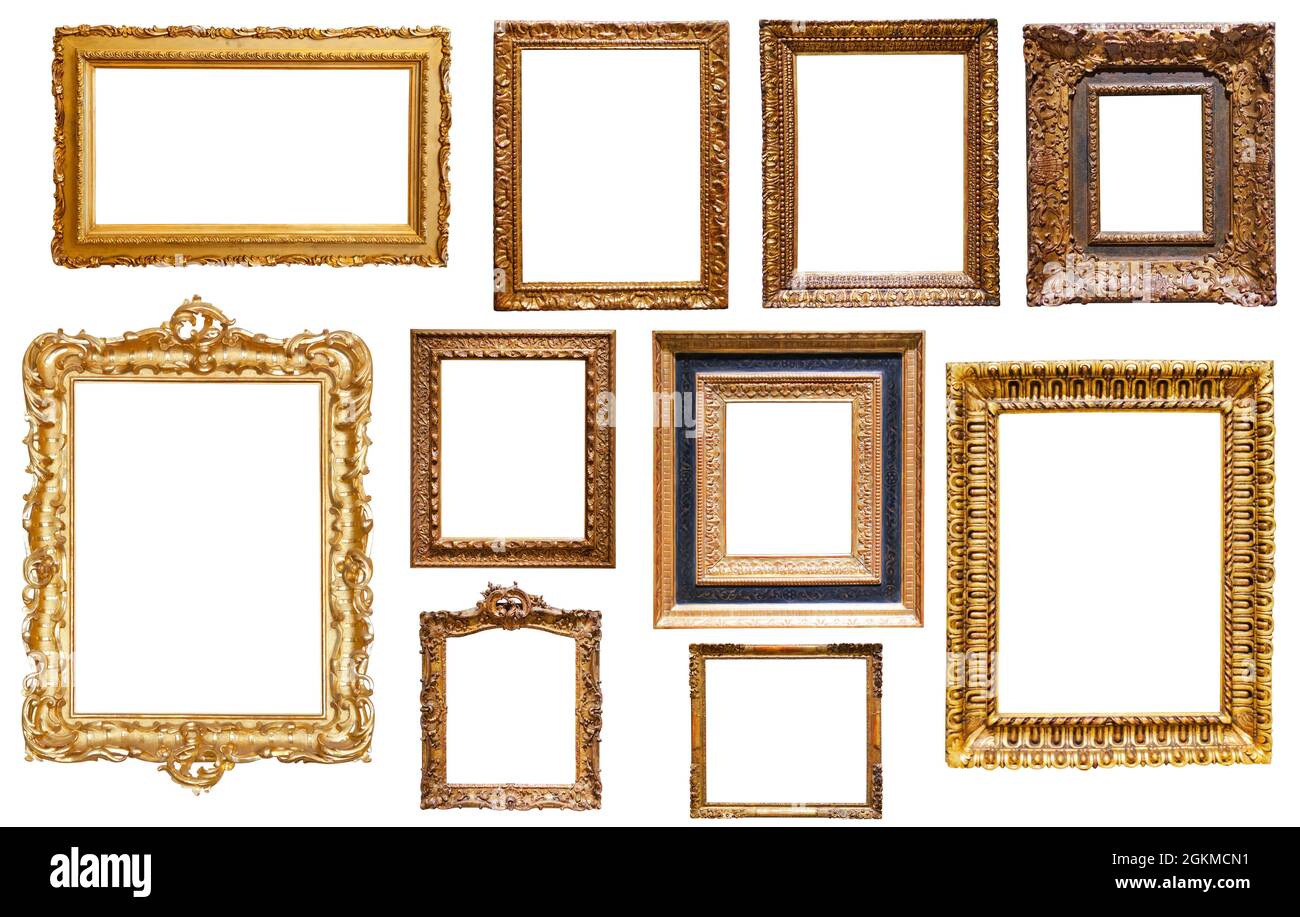 set of isolated frames Stock Photo - Alamy