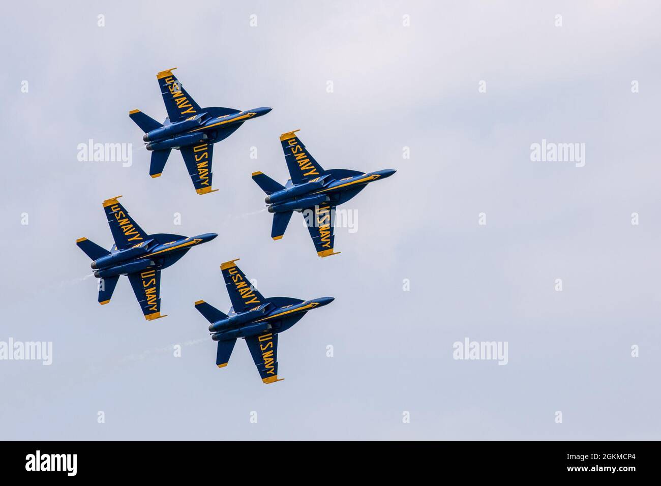 The United States Navy Air Demonstration Squadron, the Blue Angels ...