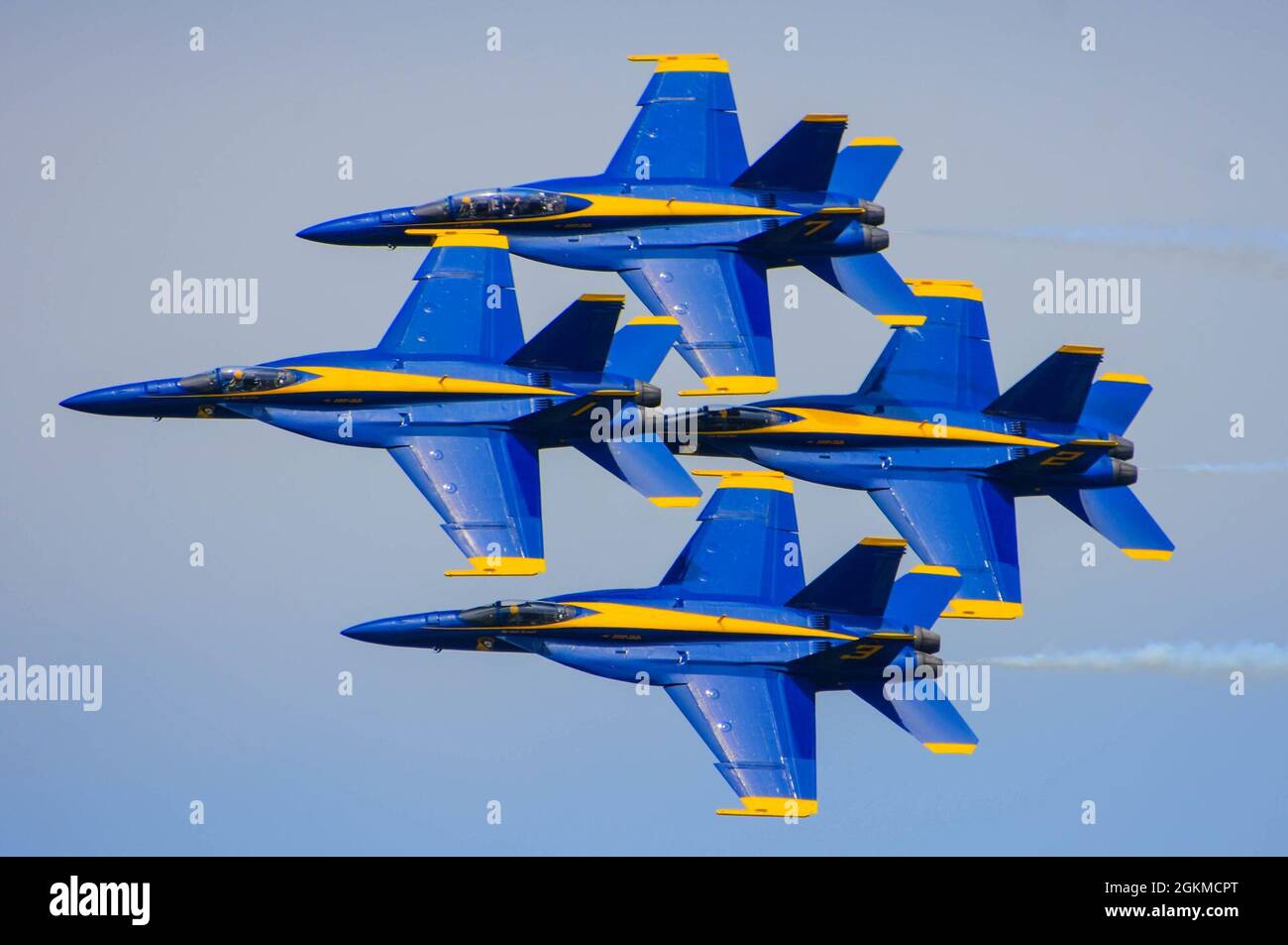 The United States Navy Air Demonstration Squadron, the Blue Angels ...